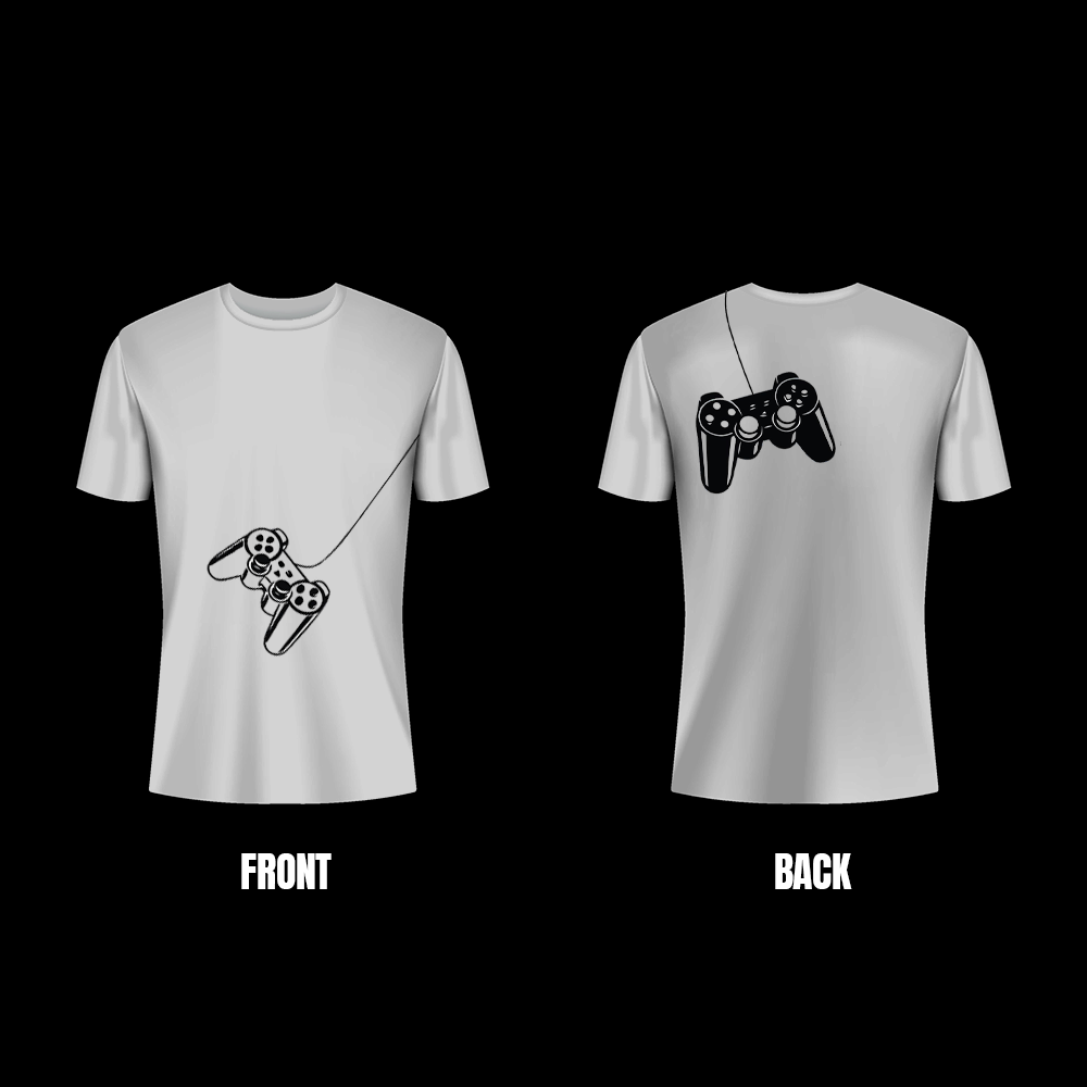 2 Side Controller - White Tshirt – Games4u Pakistan