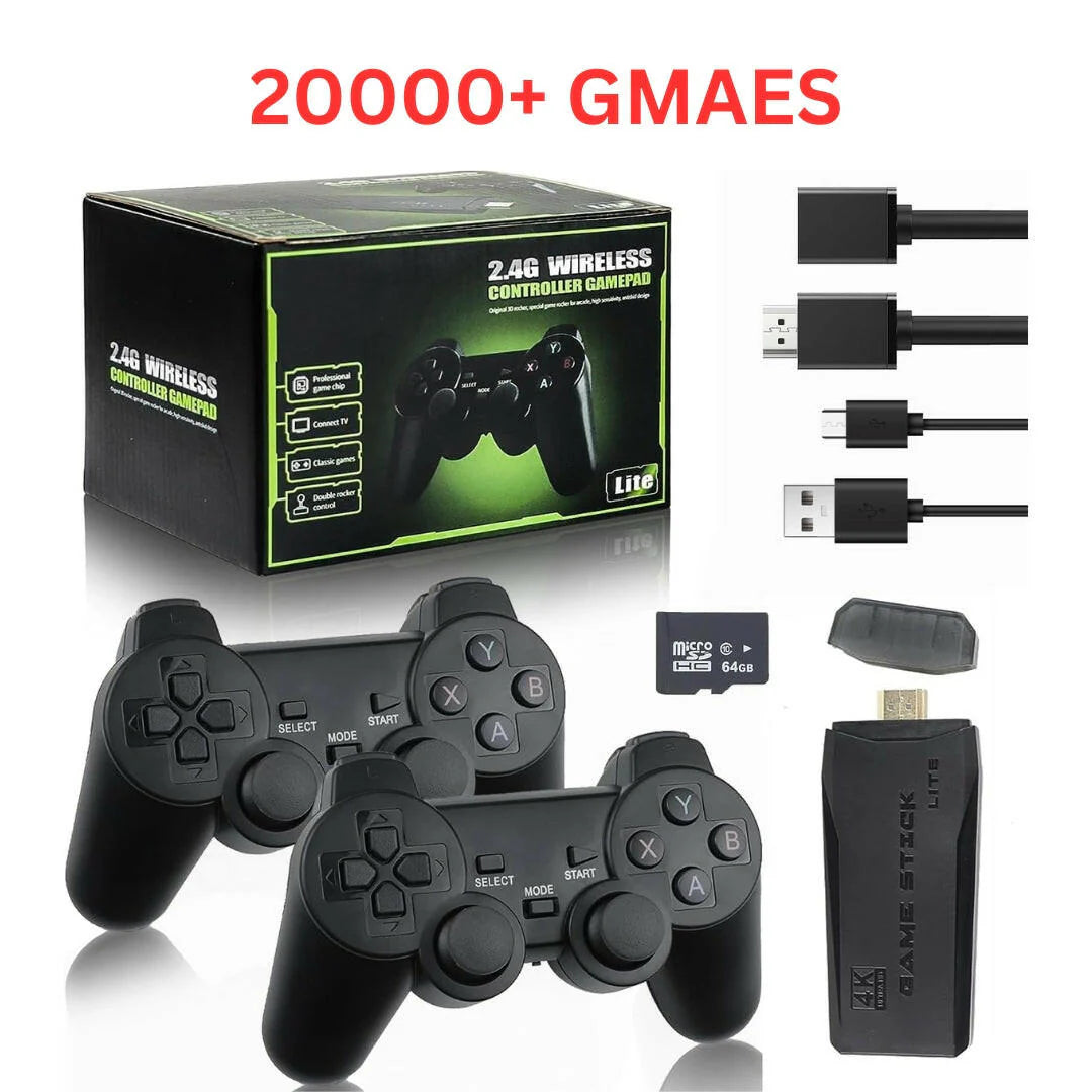 Original M8 4K Video Game Console 64G Built-in With 2 Consoles - 20000 ...