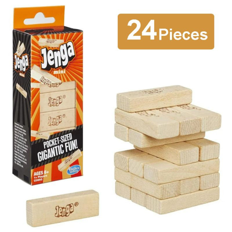 Classic Jenga Mini Wooden Stacking Tower– Games4u Pakistan